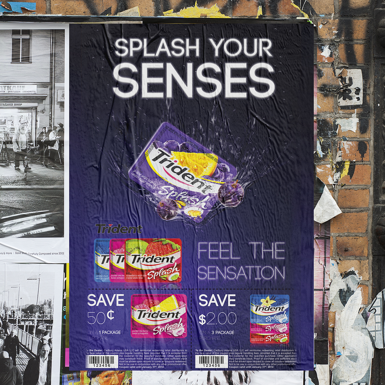Trident Gum Advertising Campaign – Noah Leggat